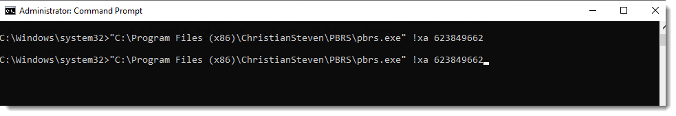 How do I use Command Line Options in PBRS?