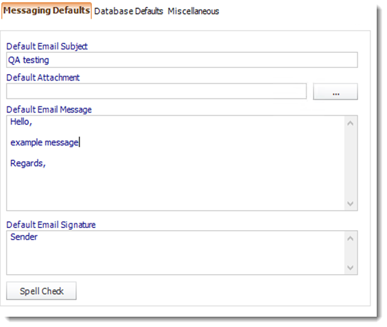 How do I setup User Defaults in ATRS?