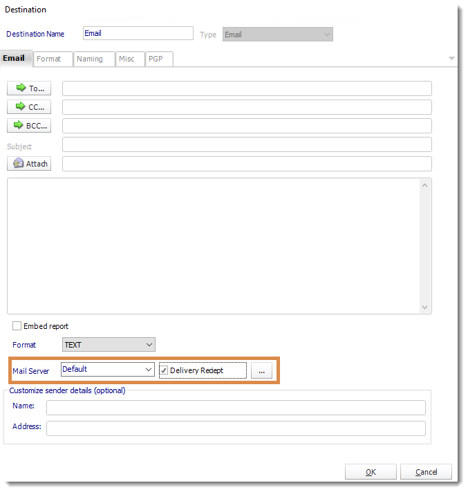 How do I setup Read Receipts for emails sent from ATRS?