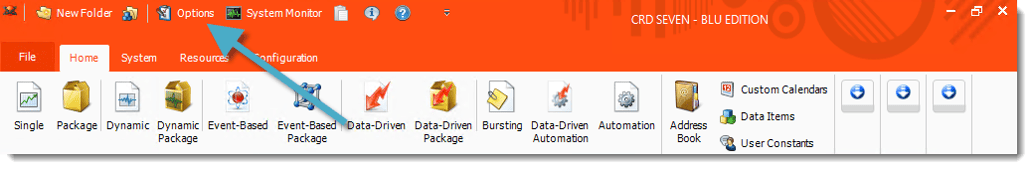 How do I setup User Defaults in CRD?