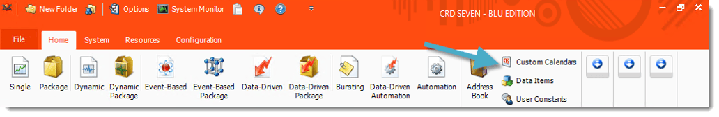 How do I create and use custom frequencies & calendars in CRD?