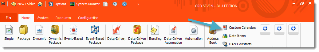 How do I create and use custom frequencies & calendars in CRD?