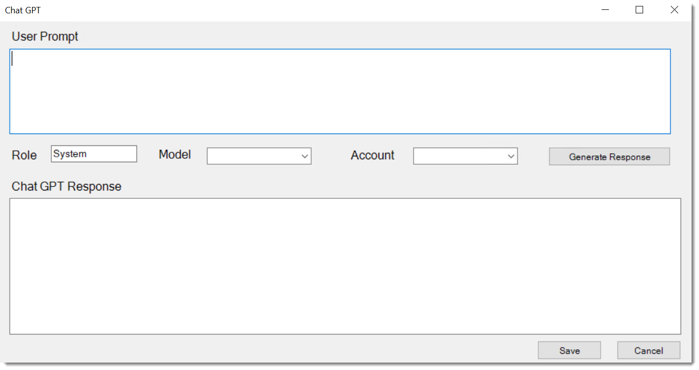 How do I use Chat GPT in CRD?