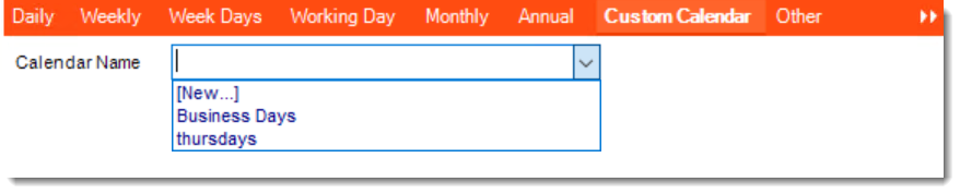 How do I create and use custom frequencies & calendars in CRD?