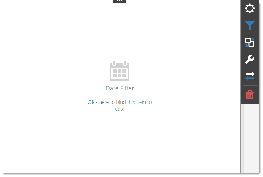 How can I create a Date Filter in an IntelliFront BI Dashboard?