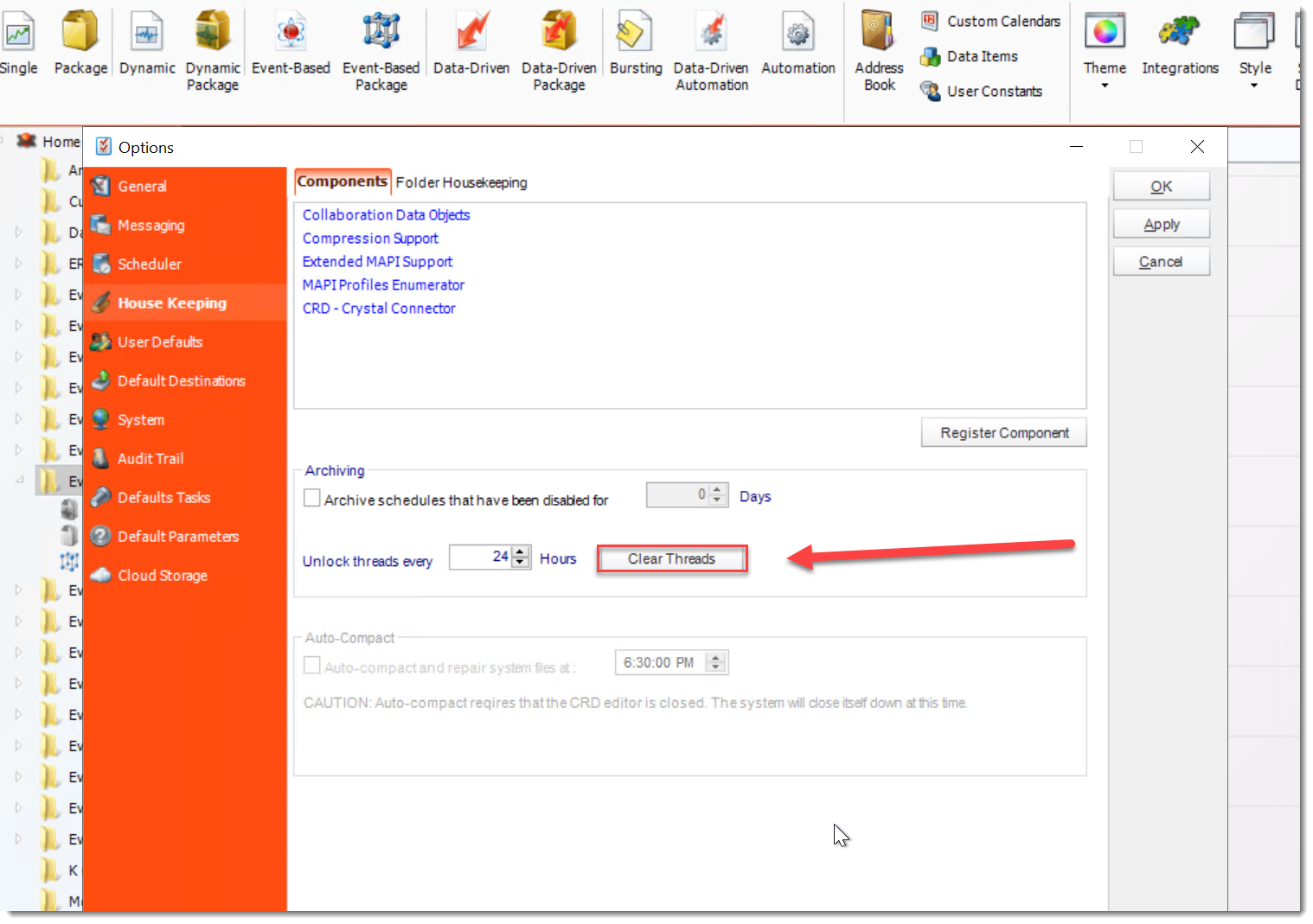 Crystal Reports Scheduler