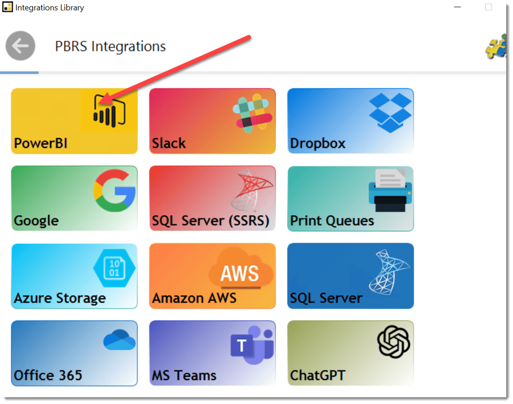 How do I add Power BI accounts to PBRS?