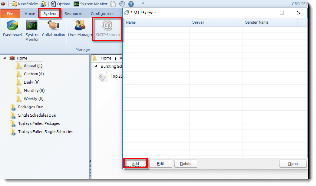 Crystal Reports Scheduler