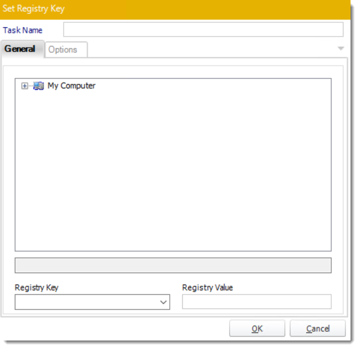 How do I set use "Registry" Customs Tasks in PBRS?