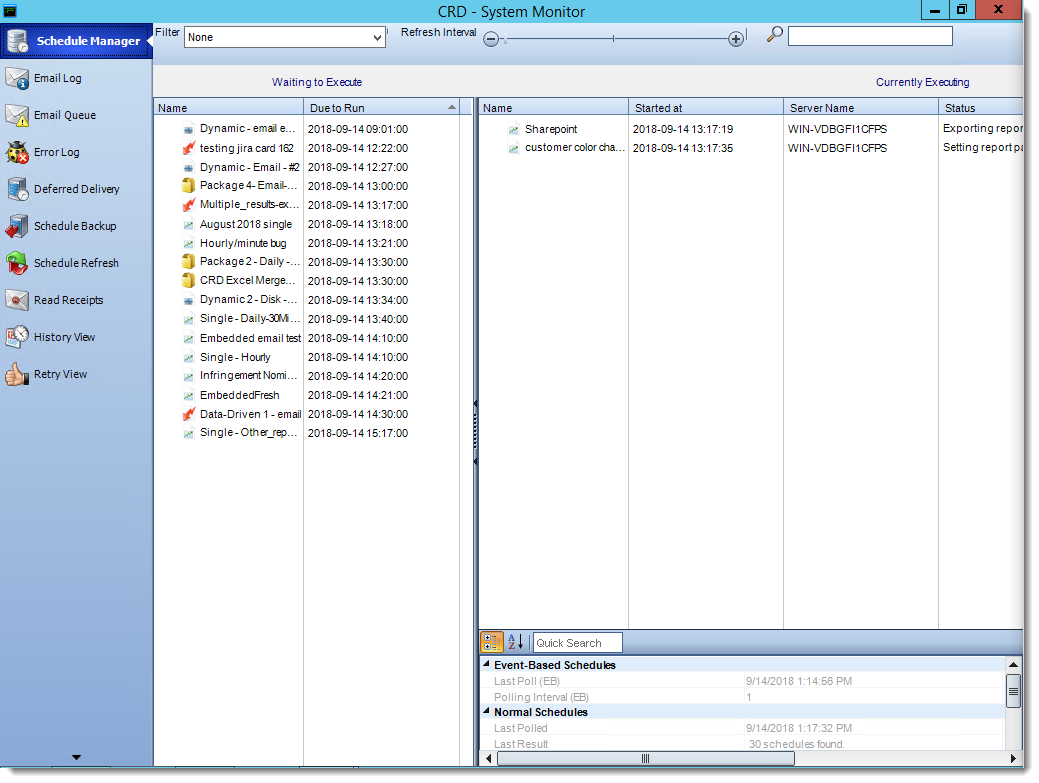 What is the System Monitor in CRD?